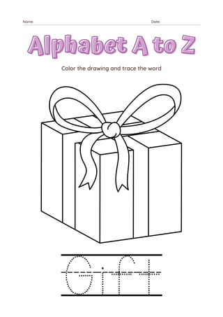 Alphabet A to Z Coloring Worksheet Set.pdf