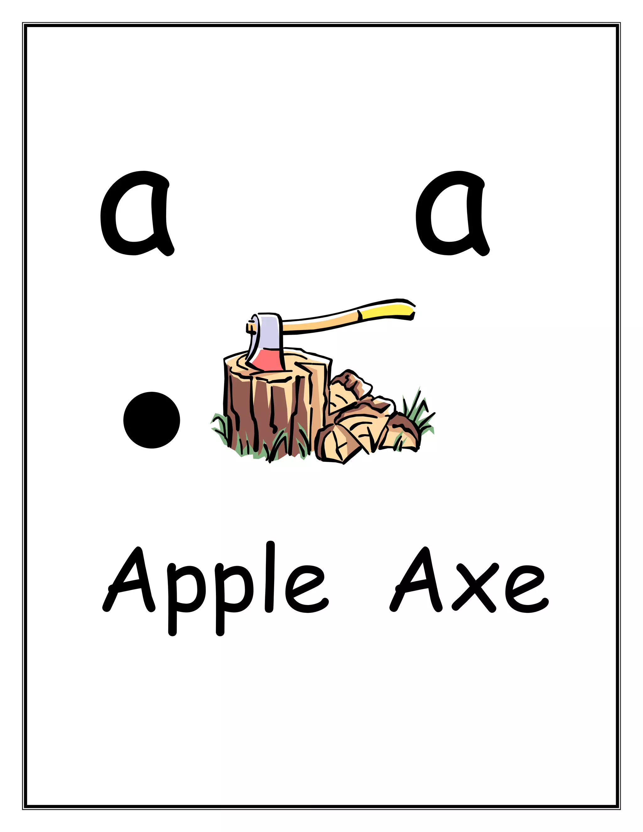 Alphabet book 'a' | DOC