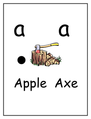 Alphabet book 'a' | DOC