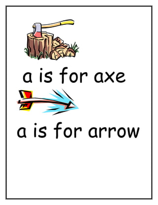 Alphabet book 'a' | DOC