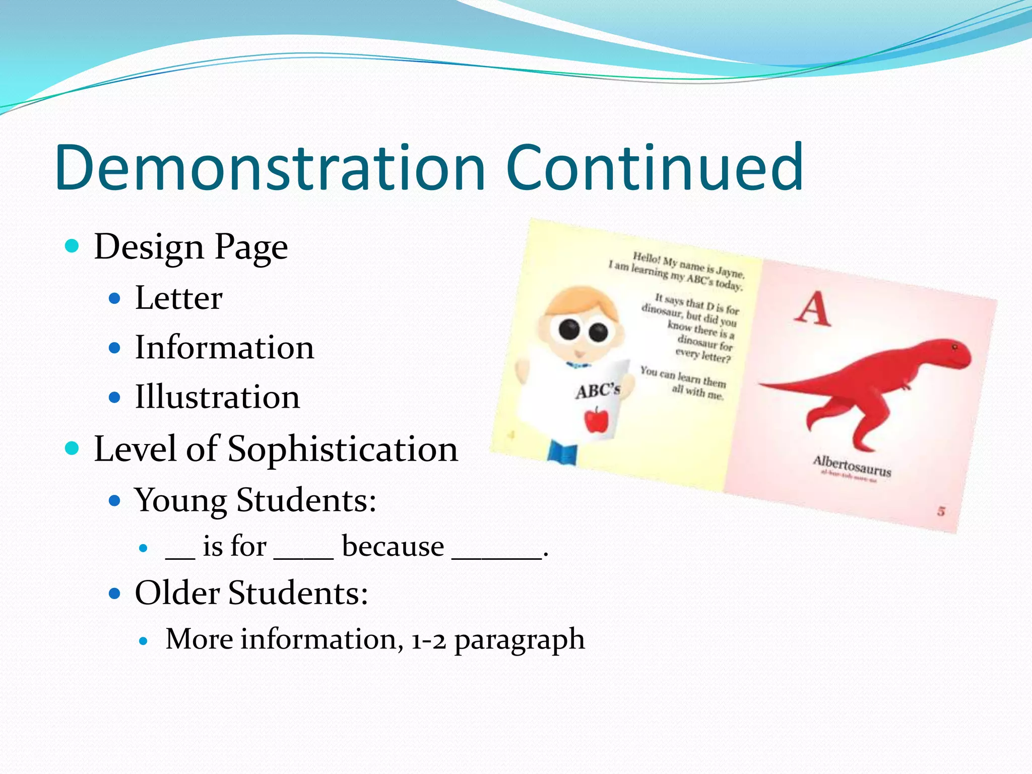 Alphabet Book Demo Lesson | PPT