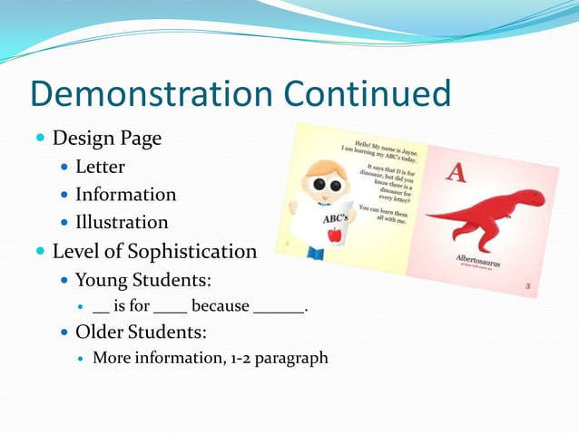 Alphabet Book Demo Lesson | PPTX