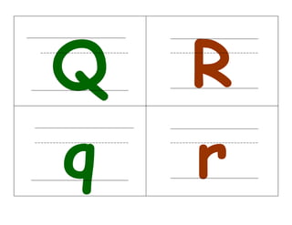 Alphabet cards 2 | DOCX