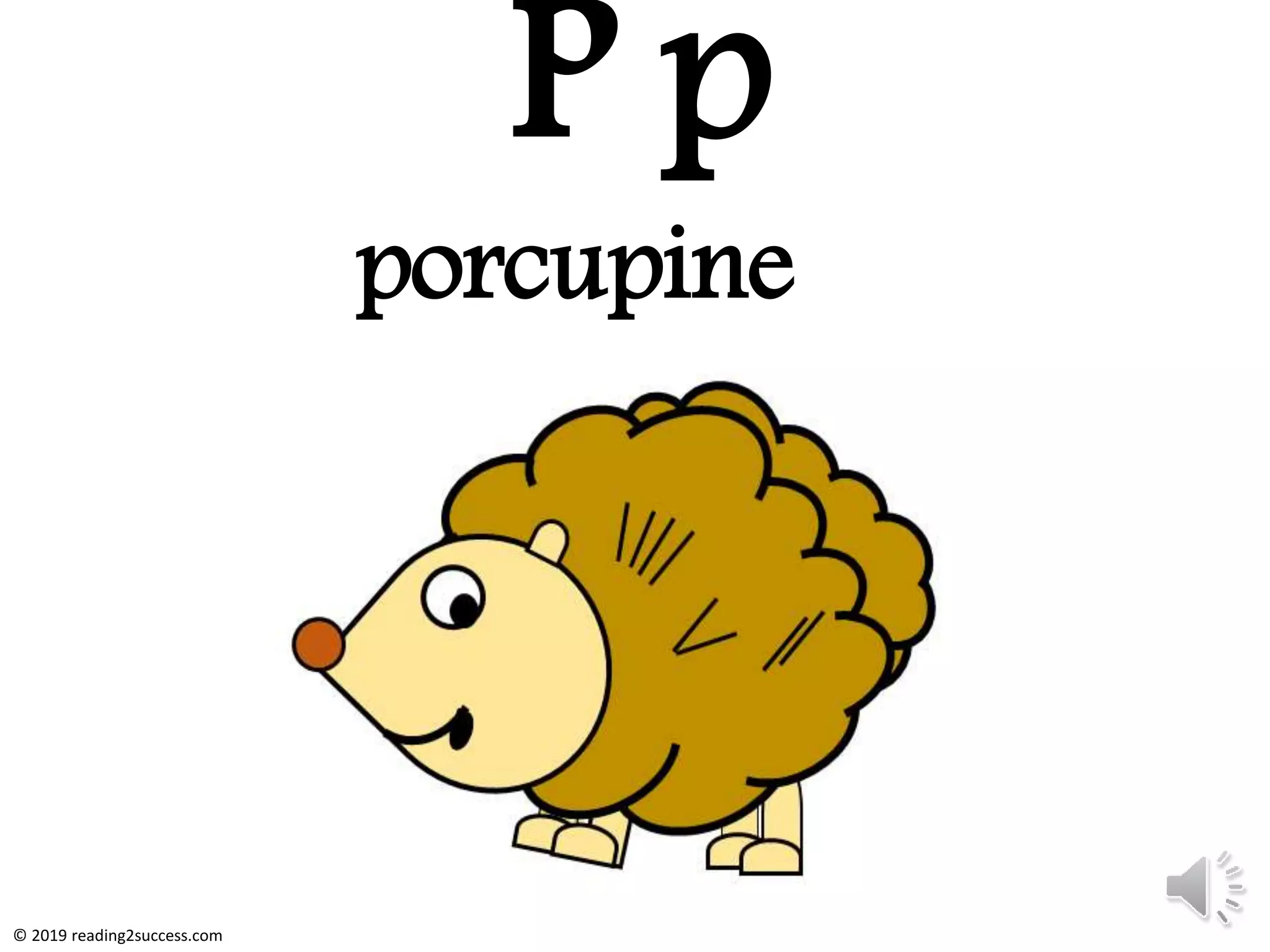 Alphabet chart - Chant each letter name and picture | PPTX