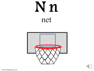 Alphabet chart - Chant each letter name and picture | PPTX