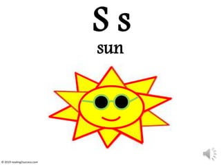 Alphabet chart - Chant each letter name and picture | PPTX