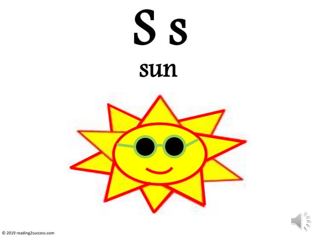 Alphabet chart - Chant each letter name and picture | PPTX