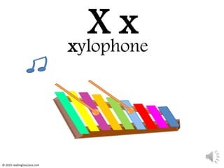 Alphabet chart - Chant each letter name and picture | PPTX