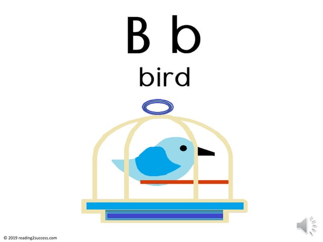 Alphabet chart - Chant each letter name and picture | PPTX