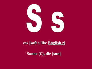 A1/2 The German Alphabet - silde show | PPT