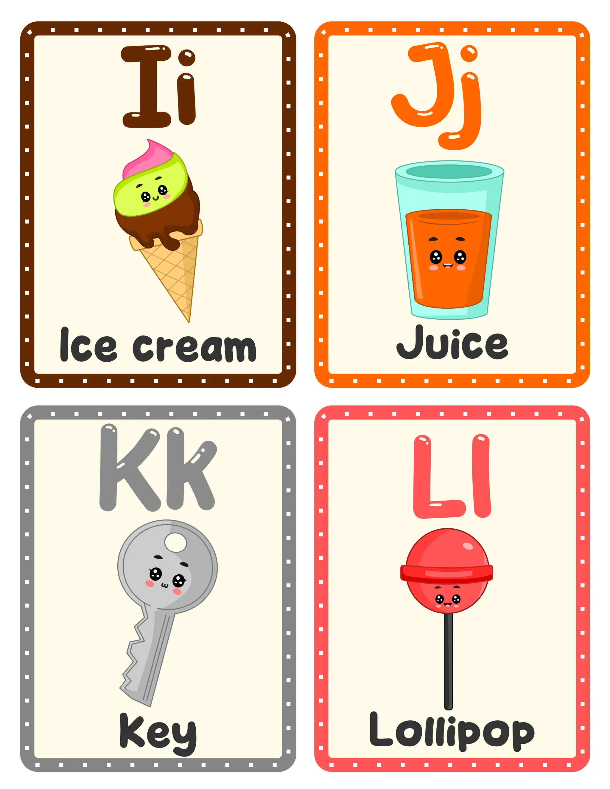 Alphabet flashcards for kids.pdf, English | PDF
