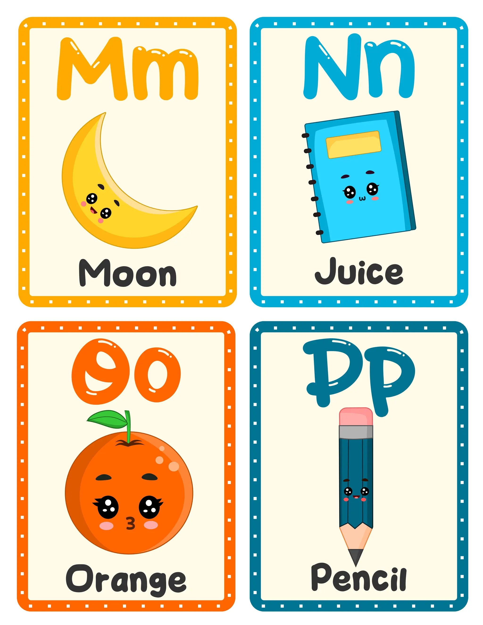 Alphabet flashcards for kids.pdf, English | PDF