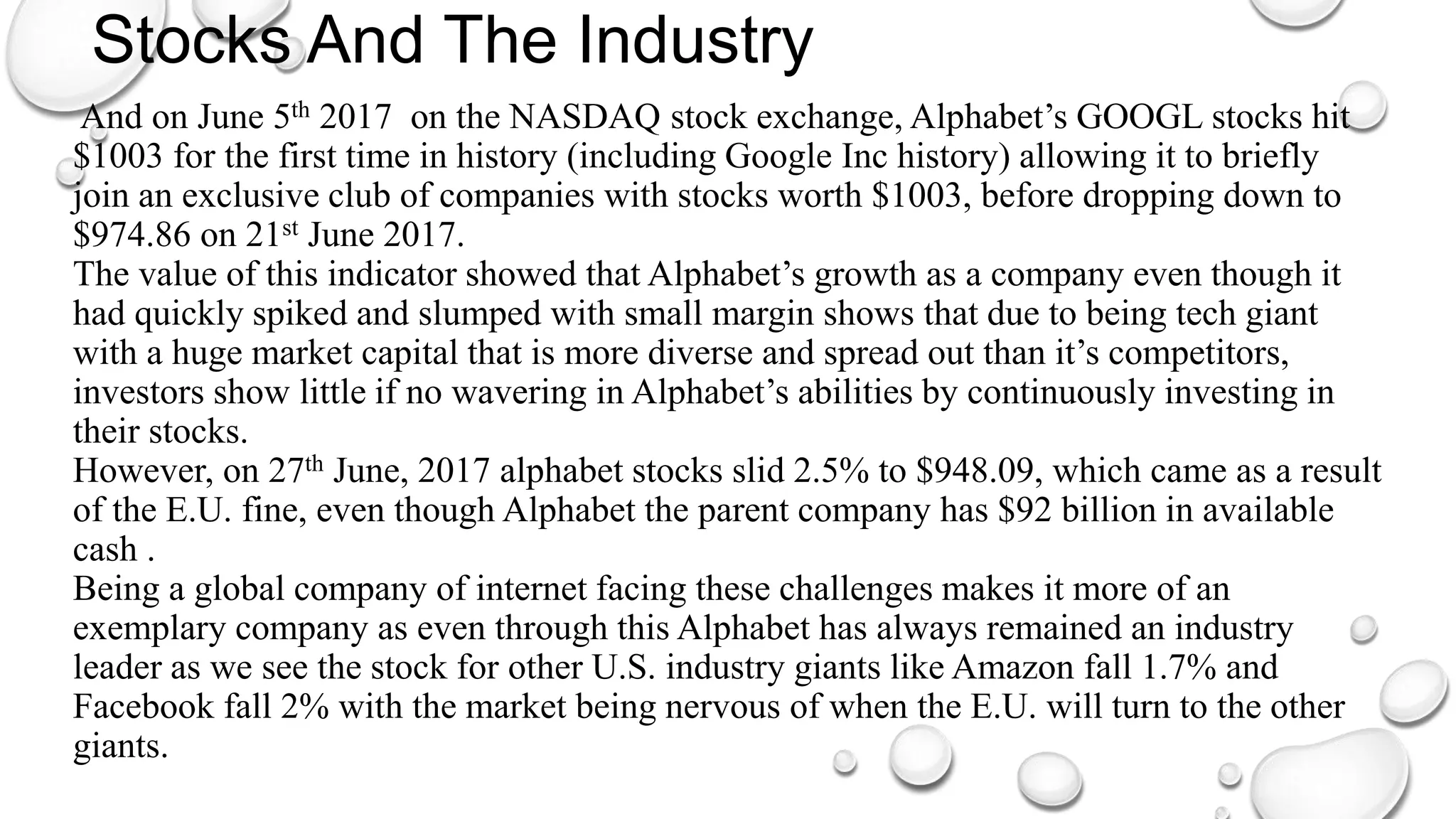 Alphabet Inc. presentation of market strategies | PPTX