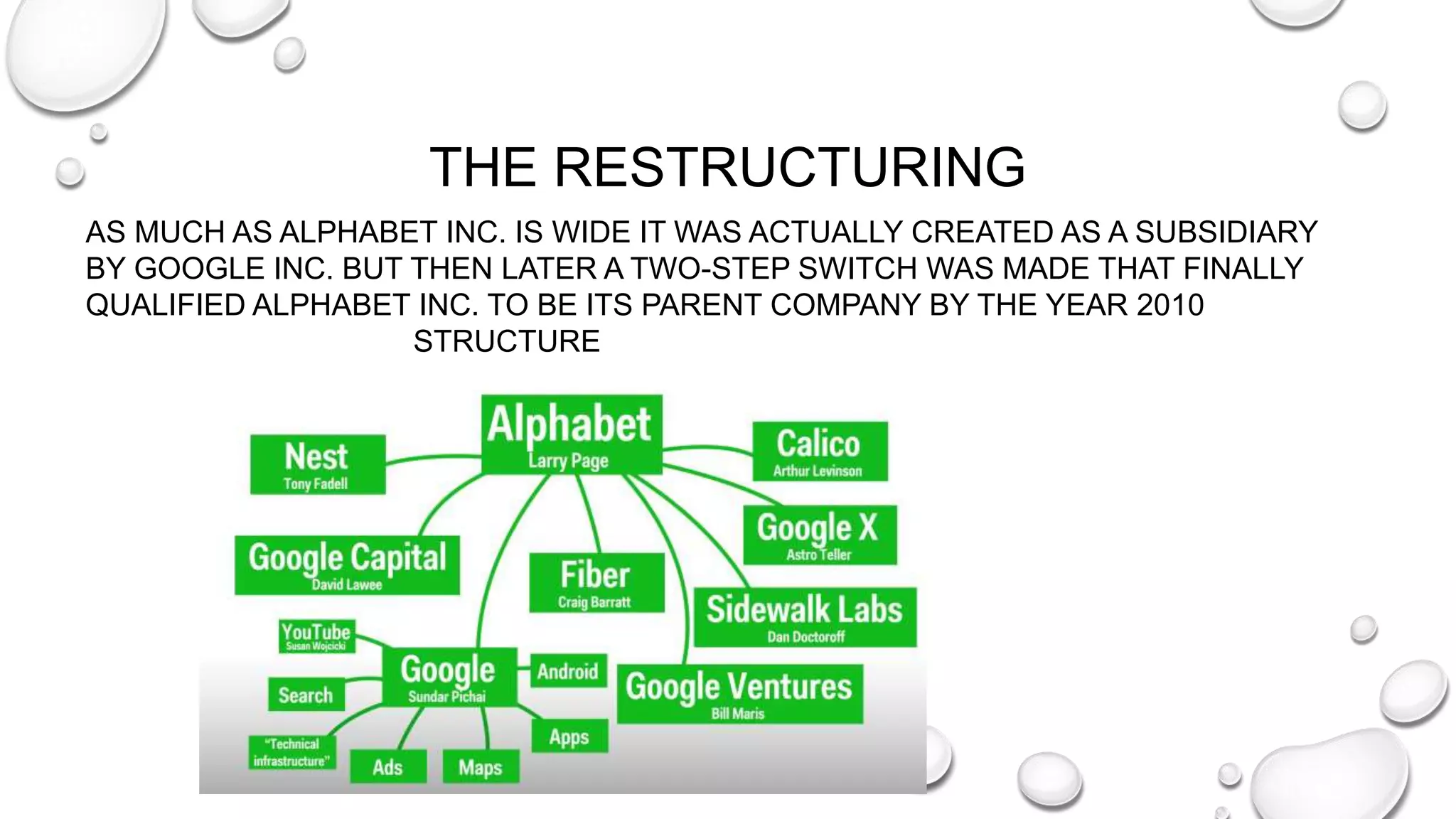 Alphabet Inc. presentation of market strategies | PPTX