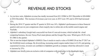 Alphabet Inc. presentation of market strategies | PPTX