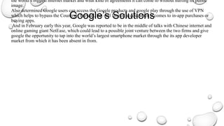 Alphabet Inc. presentation of market strategies | PPTX