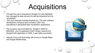 Alphabet Inc. presentation of market strategies | PPTX