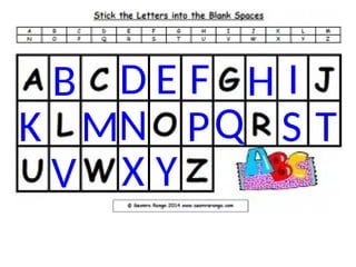 Alphabetical Order Power point for Preschool | PPT