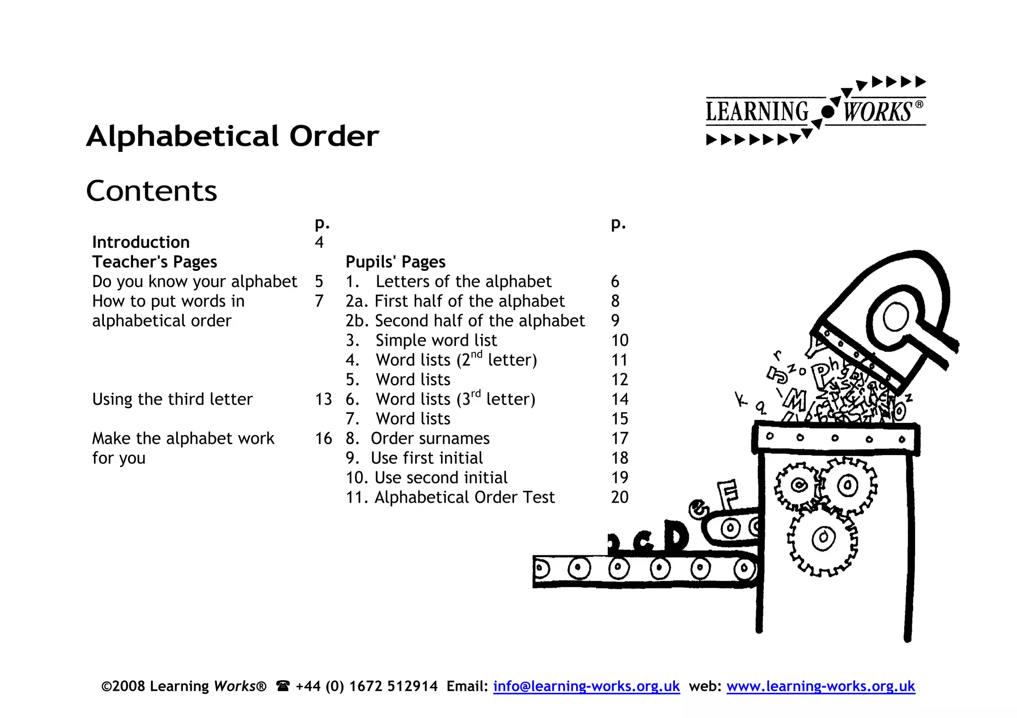 Alphabetical Order Book | PDF