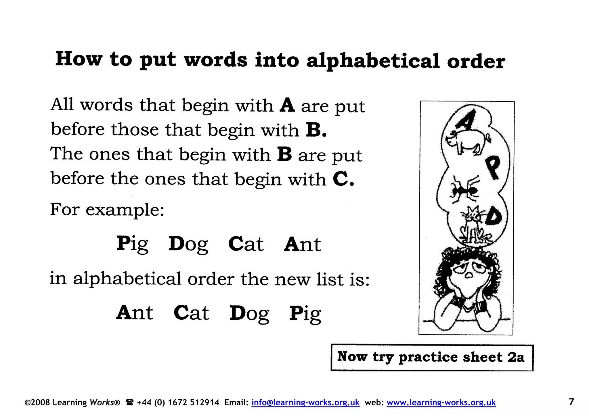 Alphabetical Order Book | PDF