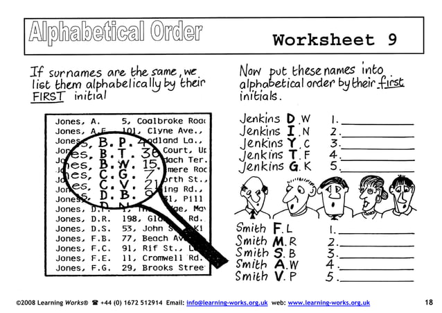 Alphabetical Order Book | PPT
