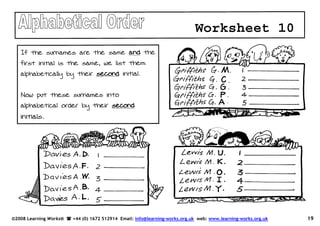 Alphabetical Order Book | PDF