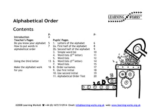 Alphabetical Order Book | PDF