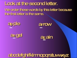 Alphabetical Order | PPT