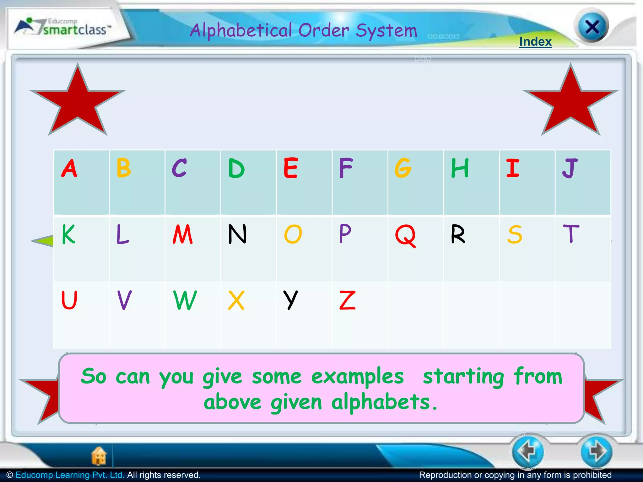 Alphabetical order concept | PPT