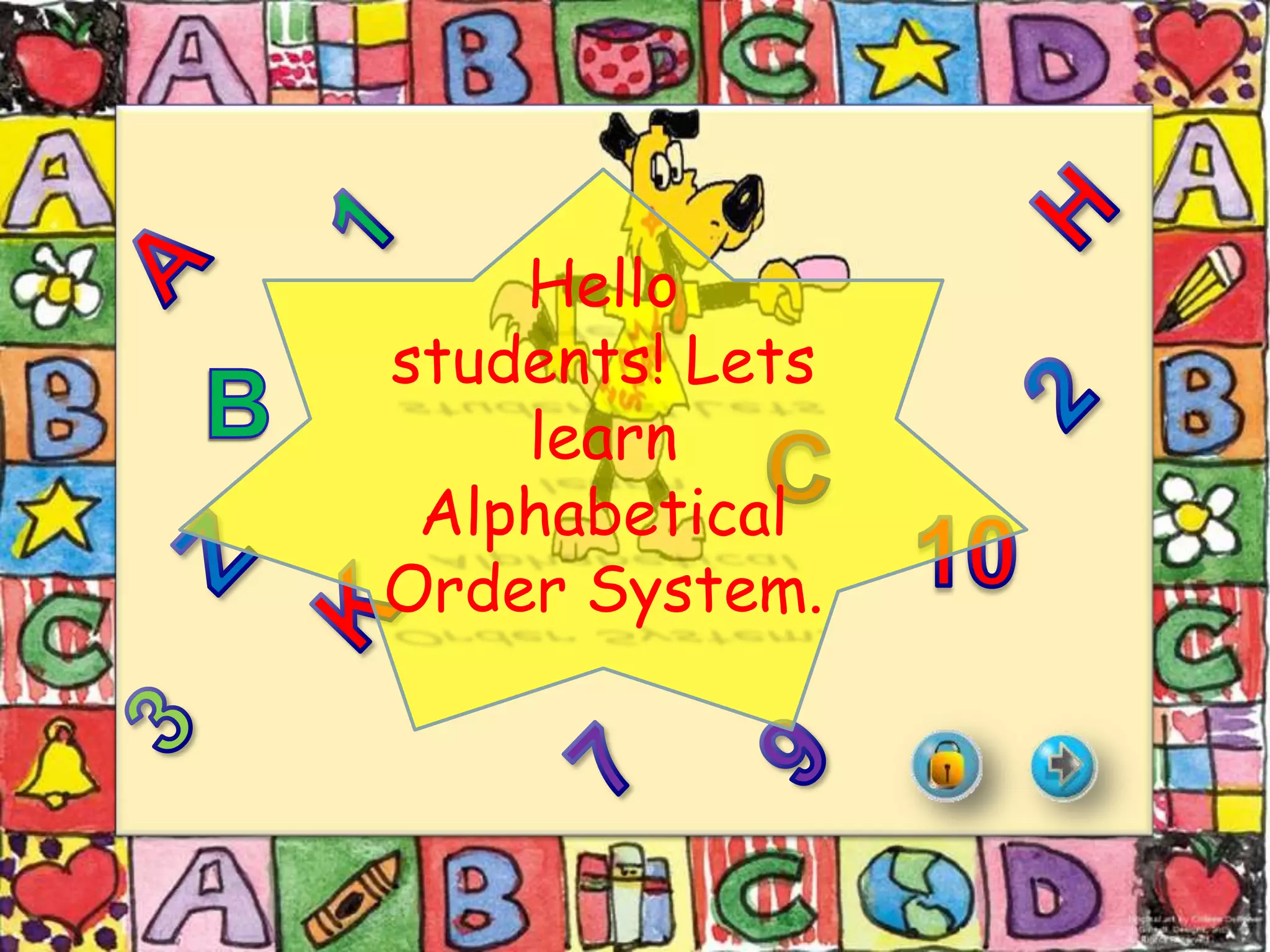 Alphabetical order | PPTX