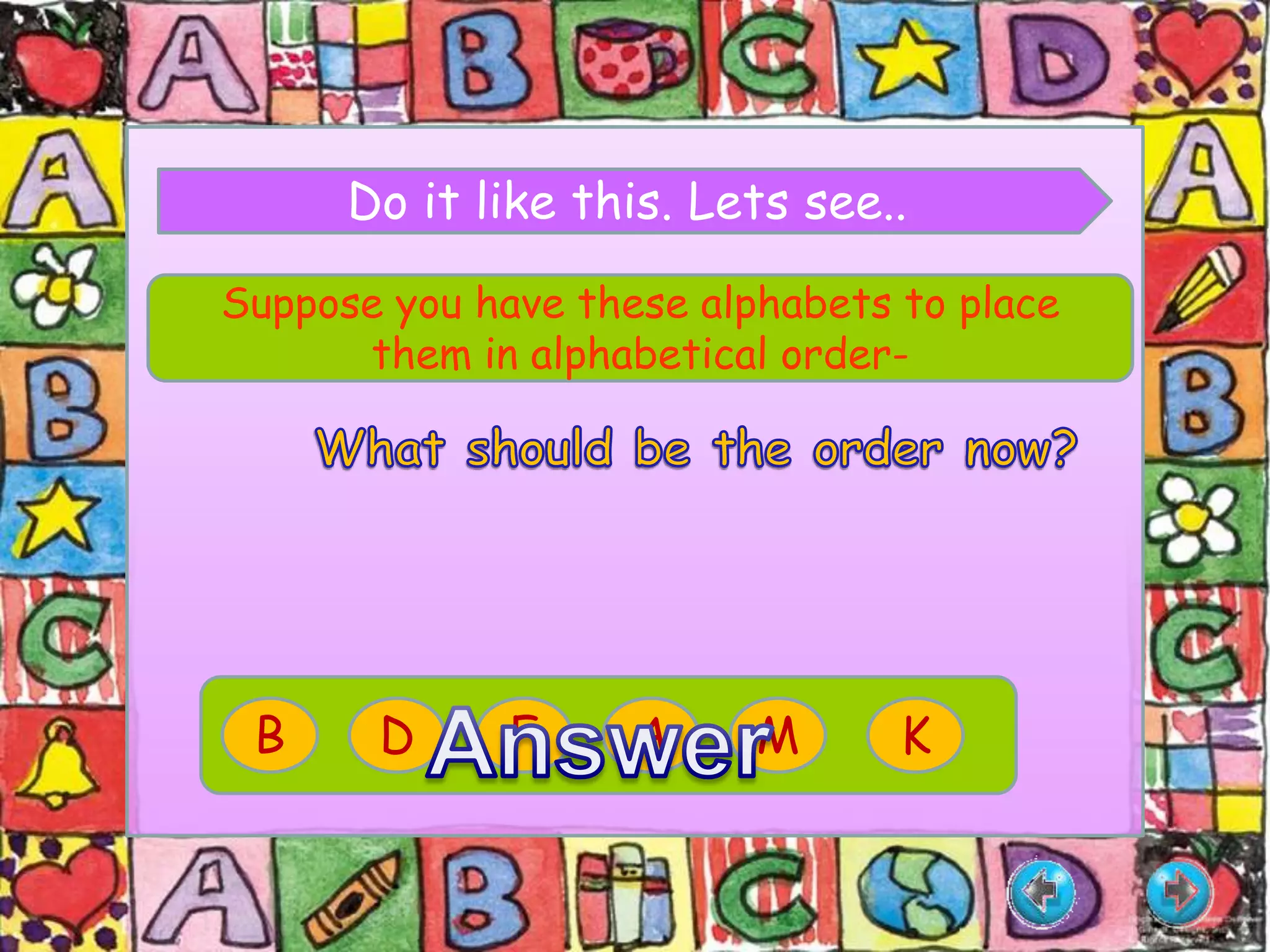 Alphabetical order | PPTX