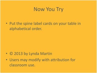 Alphabetical order | PPT