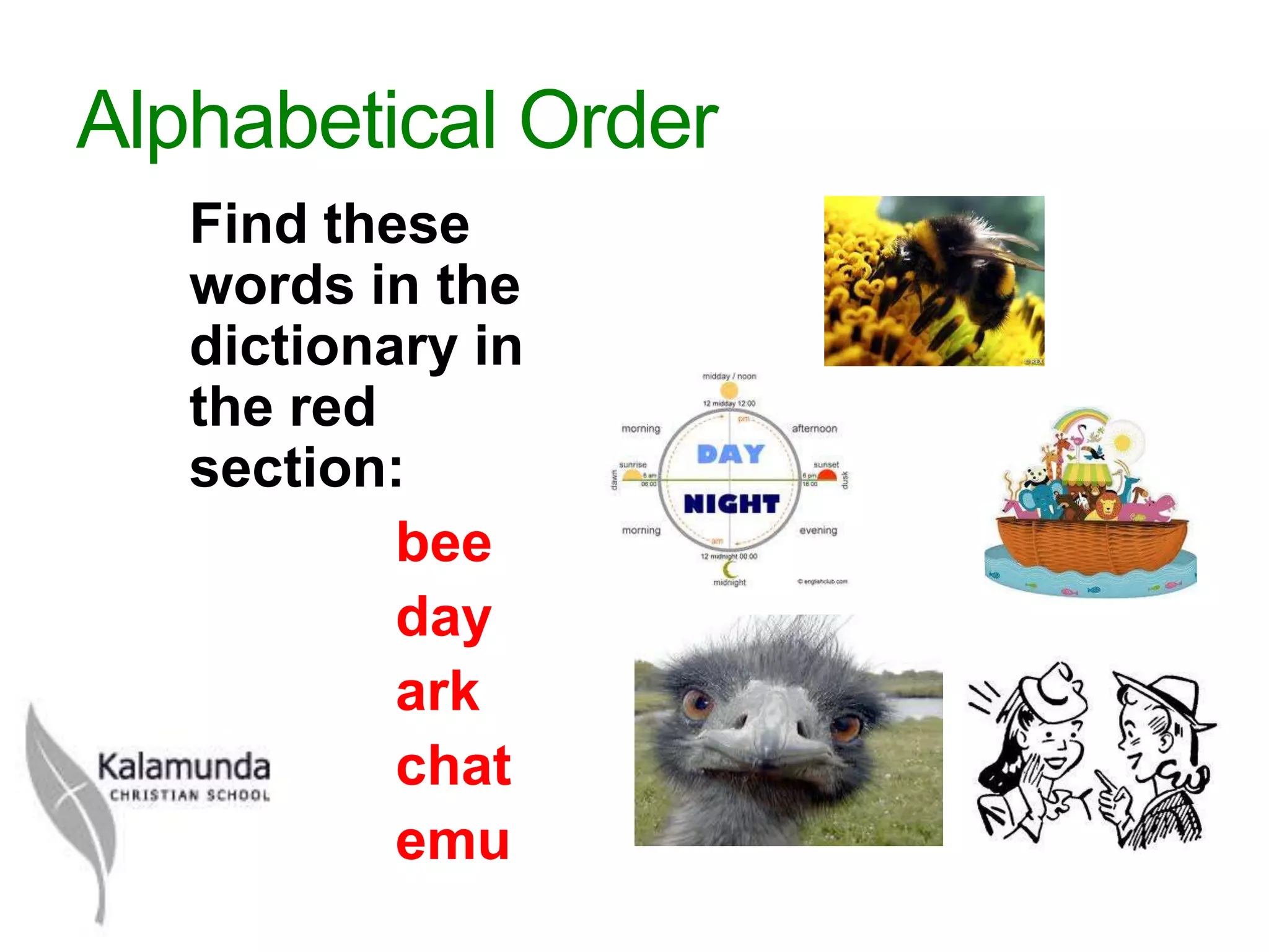 Alphabetical order 2 ppt tg 2012 | PPTX