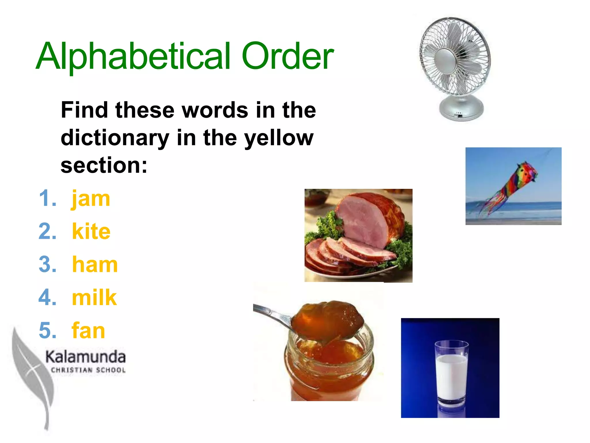 Alphabetical order 2 ppt tg 2012 | PPTX