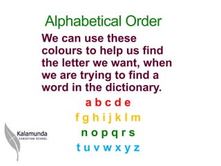 Alphabetical order 2 ppt tg 2012 | PPTX