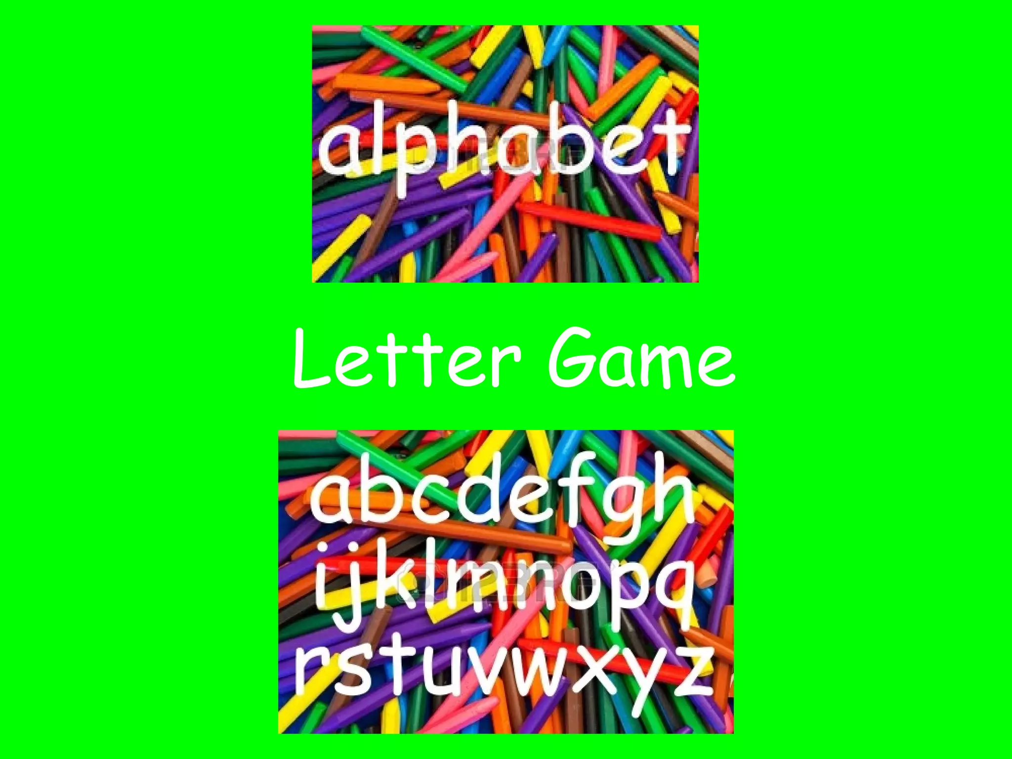Alphabet Letter Game | PPT