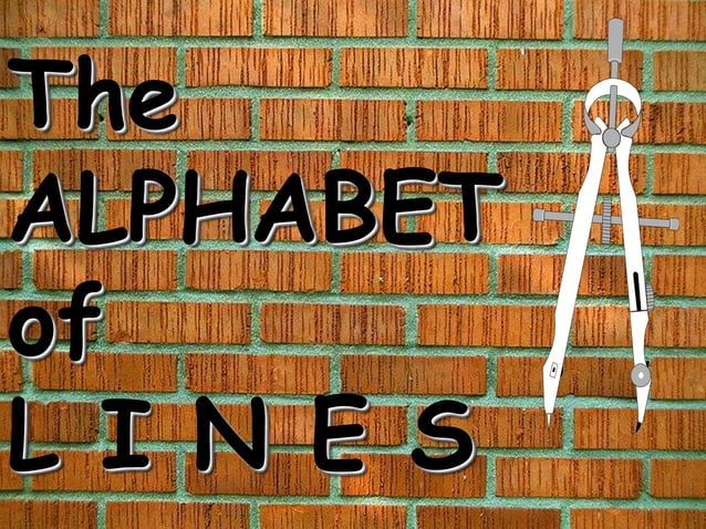 Alphabet of lines | PPT | Drawing and Sketching | Arts and Crafts