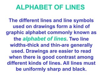 Alphabet of lines | PPT