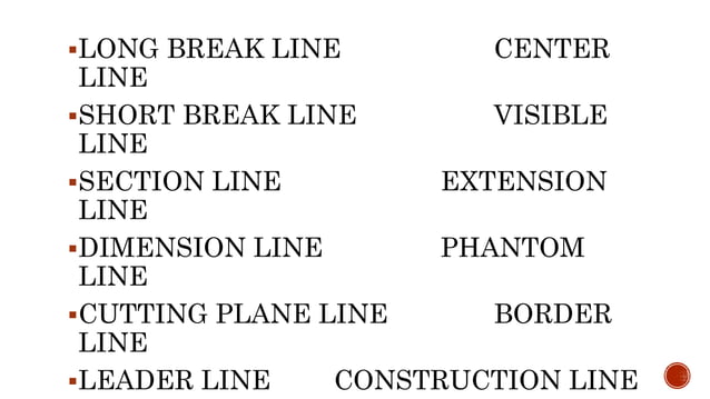 ALPHABET OF LINES, Types of alphabet of lines and its construction | PPTX