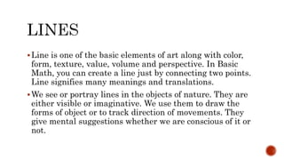 ALPHABET OF LINES, Types of alphabet of lines and its construction | PPTX