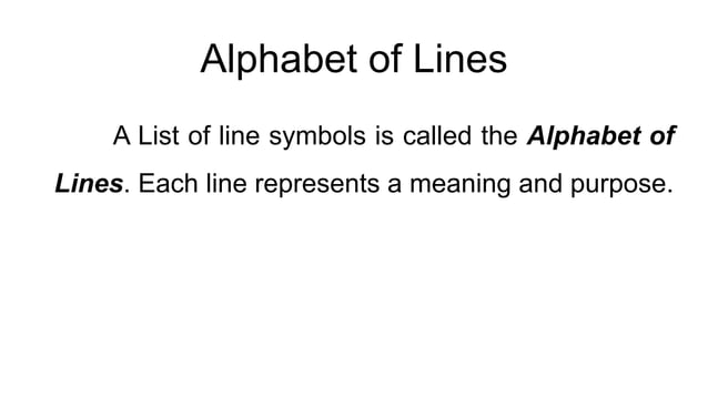 Alphabet of Lines and Styles of Lettering | PPTX | Drawing and ...