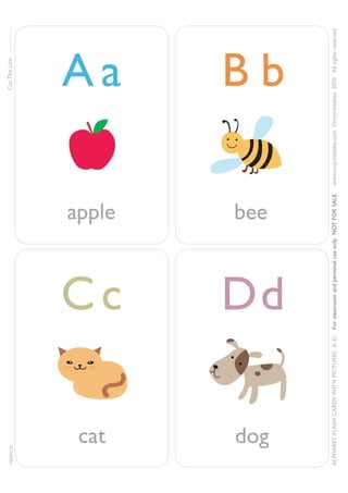 Alphabet phonics flashcards | PDF