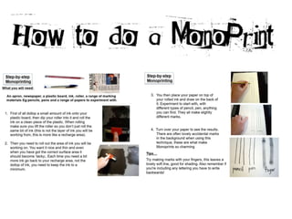 Alphabet PPt for MonoPrints.pptx | Desktop Publishing | Computer ...