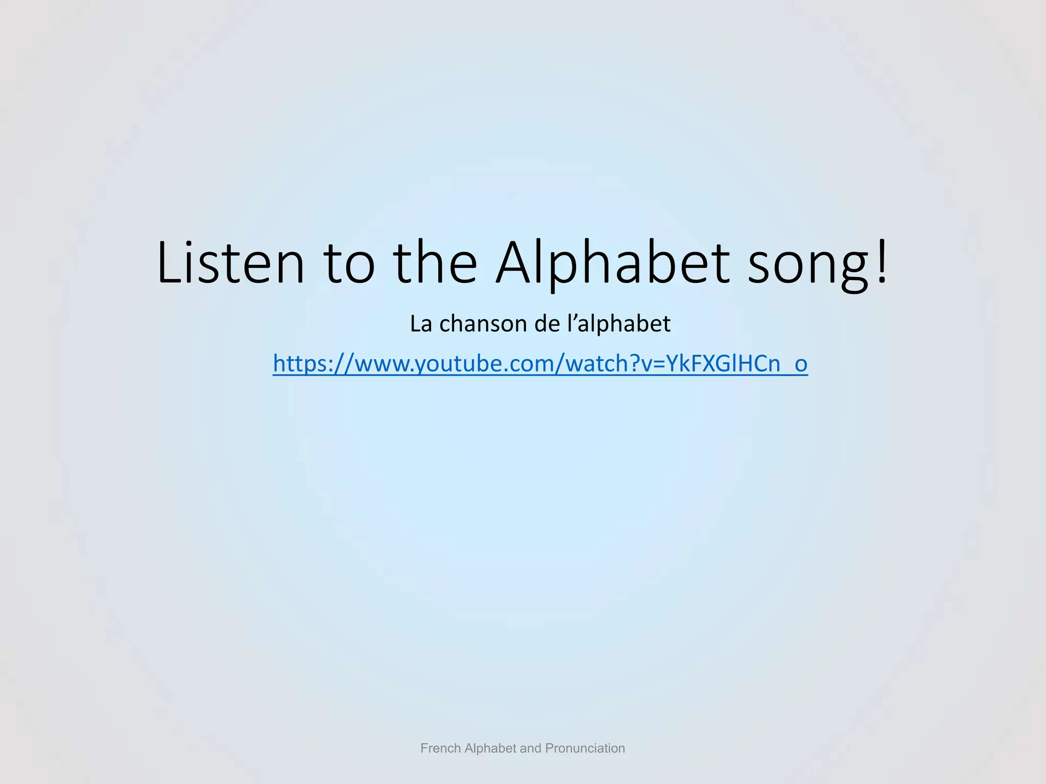 alphabet alphabets and french pronounciation | PPT