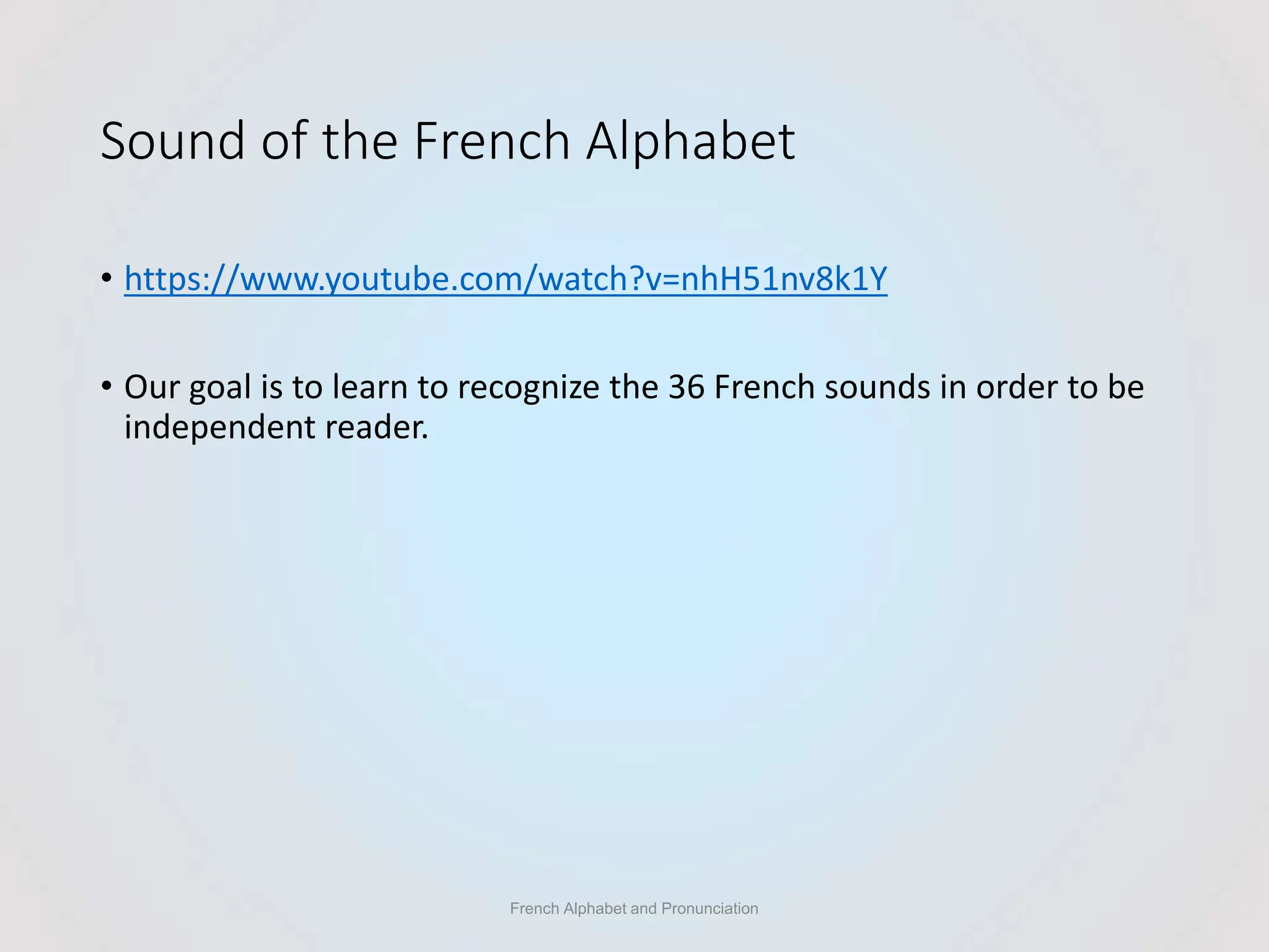 alphabet alphabets and french pronounciation | PPT