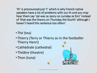 alphabet alphabets and french pronounciation | PPT