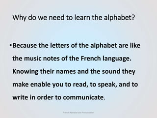 alphabet alphabets and french pronounciation | PPT