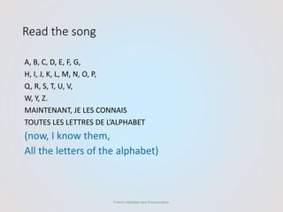alphabet alphabets and french pronounciation | PPT
