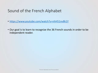 alphabet alphabets and french pronounciation | PPT