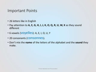 alphabet alphabets and french pronounciation | PPT
